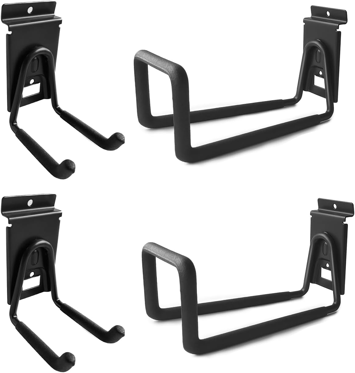 Amazon.com: ATOOLA Slatwall Accessories, Non-Slip Slatwall Hooks 4 inch ...