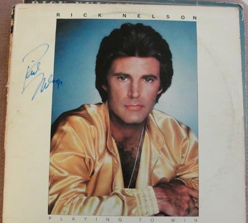 Rick Nelson signed "Playing To Win" album at Amazon's Entertainment ...