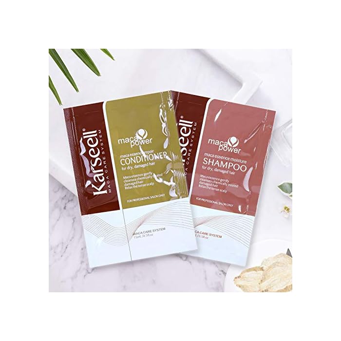 Buy Karseell Travel Shampoo and Conditioner Set Shampoo Sachets Protect ...