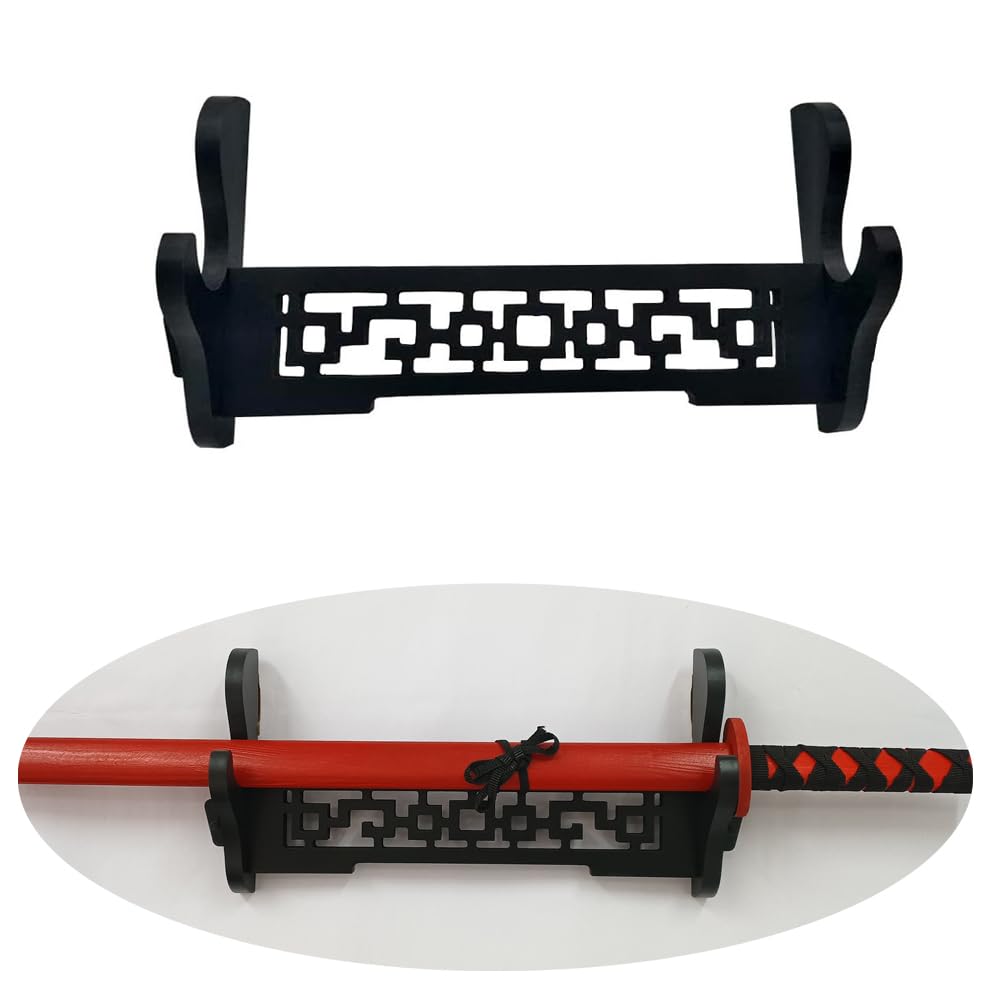 Snapklik.com : Sword Holder Wall Mount Samurai Sword Display Stand ...