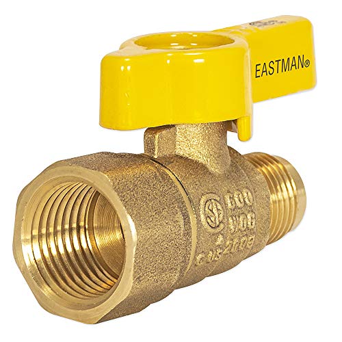 Snapklik.com : Eastman Brass Straight Gas Ball Valve Connector