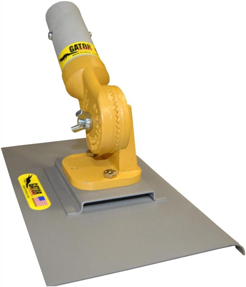 Amazon.com : Gator Tool Concrete Walking Edger Nickel Satin Chromium 10 ...