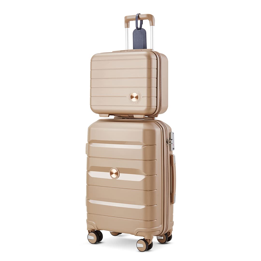 Snapklik.com : Somago 20IN Carry On Luggage And 14IN Mini Cosmetic ...