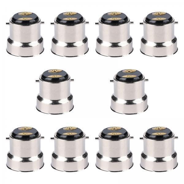 BNF® 3x10 Pieces B22 to E27 Light Socket Adapter Lamp Holder Adapter ...