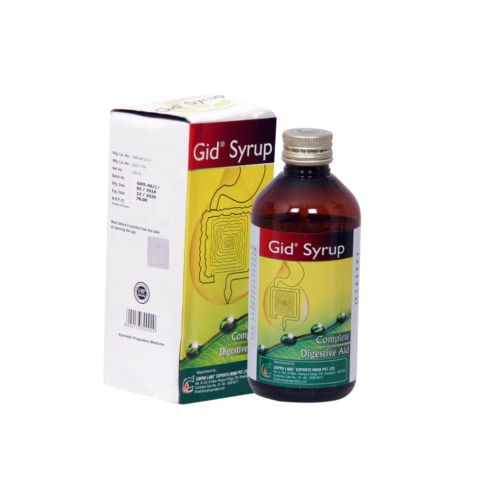 Buy GID SYRUP-200 ML (PACK OF 3) Online at Low Prices in India - Amazon.in
