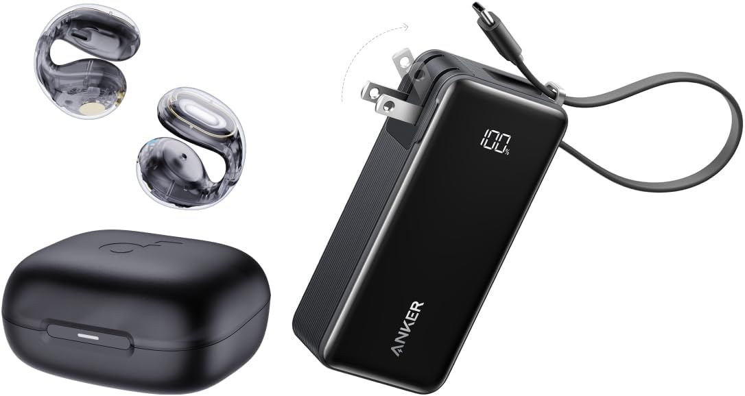 Amazon.com: Anker soundcore C30i, Open-Ear Earbuds with Lightweight Comfort and Stable Fit 3-in ...