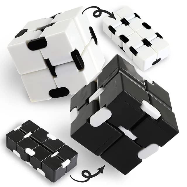 Infinity Cube Fidget Toy, Sensory Fidgeting Game for Kids and Adults, Mini Gadget for Stress ...
