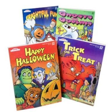 Kappa Halloween Coloring Books 4-Pack: unknown author: 9781559934244 ...