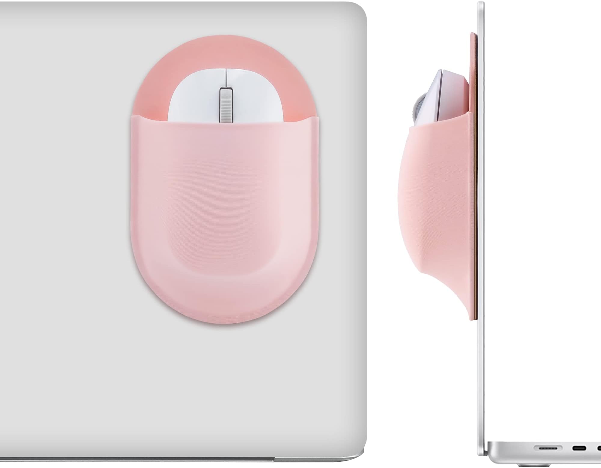 Amazon.com: Epessa Stick-On Mouse Pouch, Universal Holder for Wireless ...