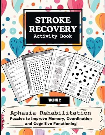 Stroke Recovery Activity Book - Aphasia & Traumatic Brain Injury ...