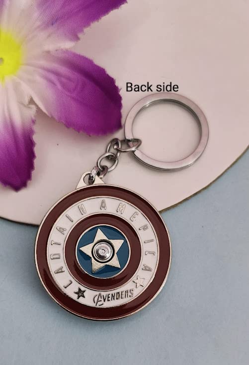 Tera13 Cartoon Keychain For Boys Kids Avender Rotating Shield Keychain ...