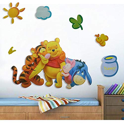 Larbenz.The Digital Era PVC Vinyl Hunny Bee Cartoon Wall Sticker (70 cm ...