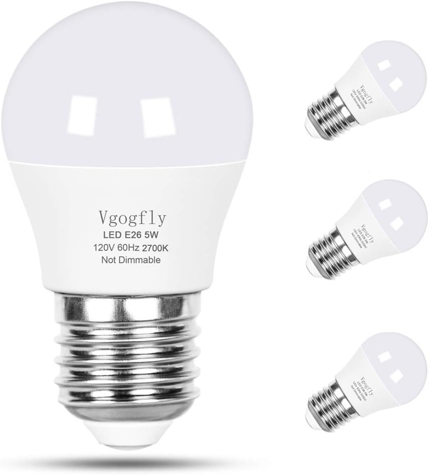 ProCrus E27 Small LED Light Bulbs,LED Bulb Light 5 Watt 35W Equivalent ...