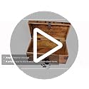 Amazon.com: Nautical Cove Treasure Chest Wooden Box with Antique Iron ...