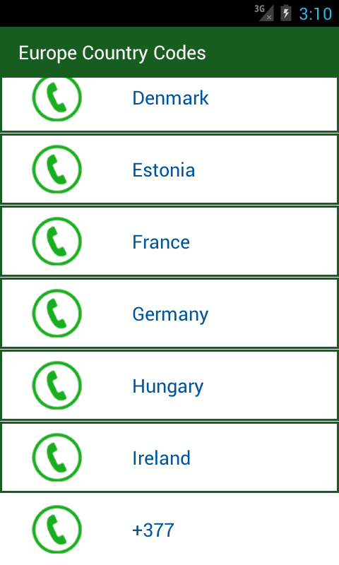 Europe Country Codes:Amazon.co.uk:Appstore for Android
