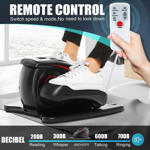 Snapklik.com : ANCHEER Under Desk Elliptical Machine, Leg Exercise Pro ...