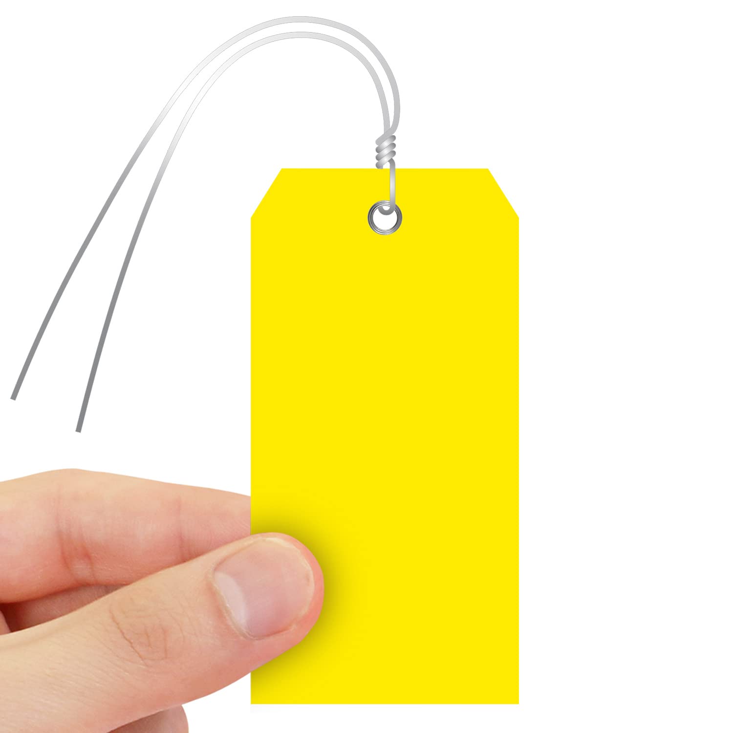 Carabiner Attachment Towel SmartSign Red Plastic Tags With Wires - 1000 ...