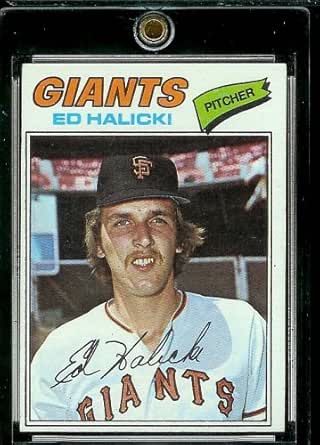 Amazon.com: 1977 Topps Baseball Card #343 Ed Halicki : Collectibles ...