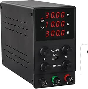 Amazon.com: Power Supply Voltage Regulator Variable 30V 10A Adjustable ...