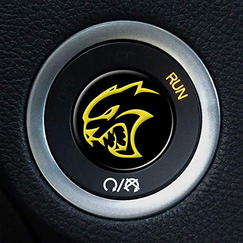 Moto Badge Hellcat Ignition Push Start Button Overlay for Dodge ...