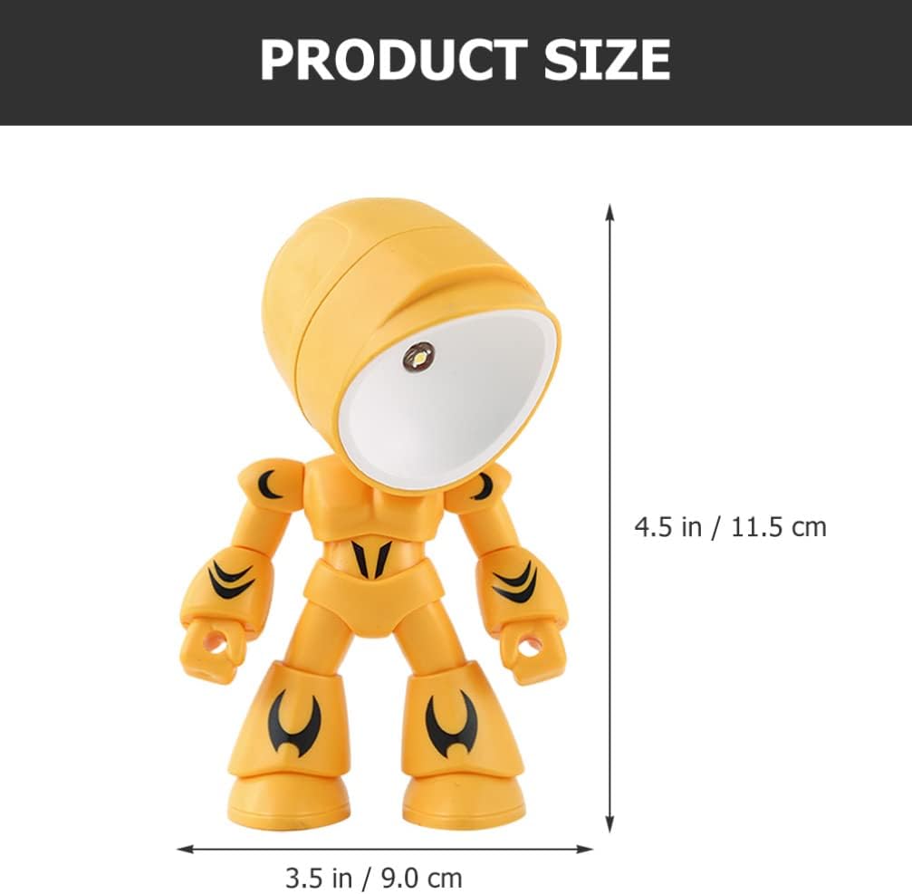 Uonlytech Lindo mini robot lámpara de escritorio con forma de robot luz ...
