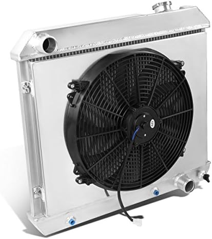 Amazon.com: DNA MOTORING RA+FS-FM64-3 3-Row Full Aluminum Radiator with ...