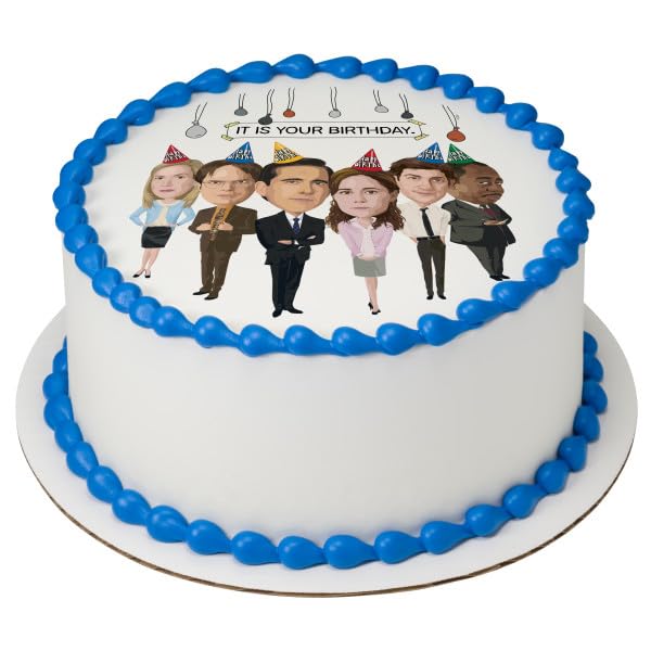 Amazon.com: The Office It Is Your Birthday PhotoCake® Edible Cake ...