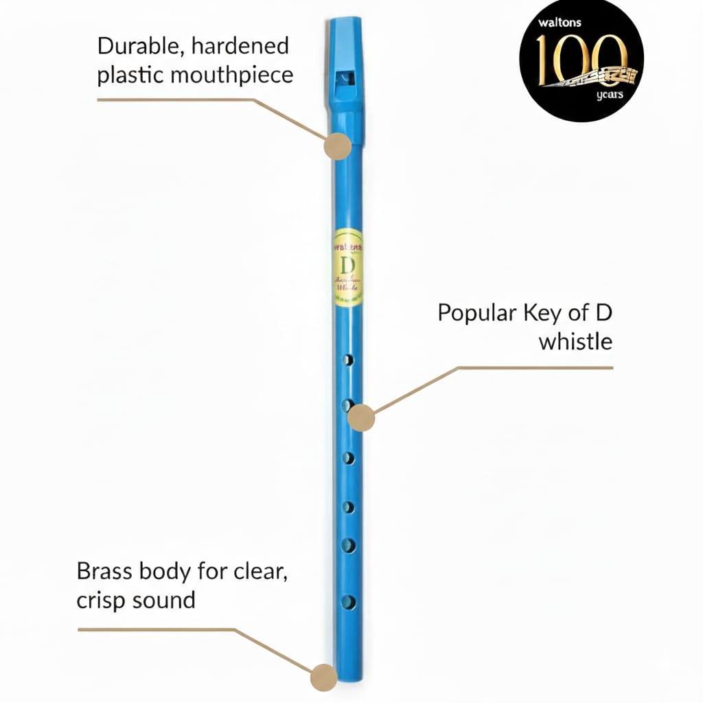 Snapklik.com : Blue Whistle Tube - Fun & Colorful Tin Whistle - Key Of ...