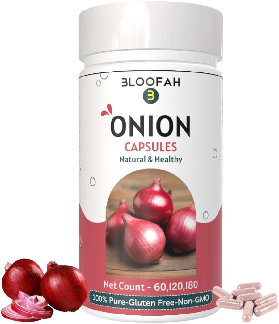 Amazon.com: All Natural Onion Extract 1000mg - Dried Onion Bulb (Allium ...