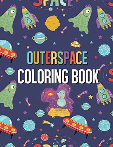 Outerspace Coloring Book: Children Workbook Game For Learning Solar ...