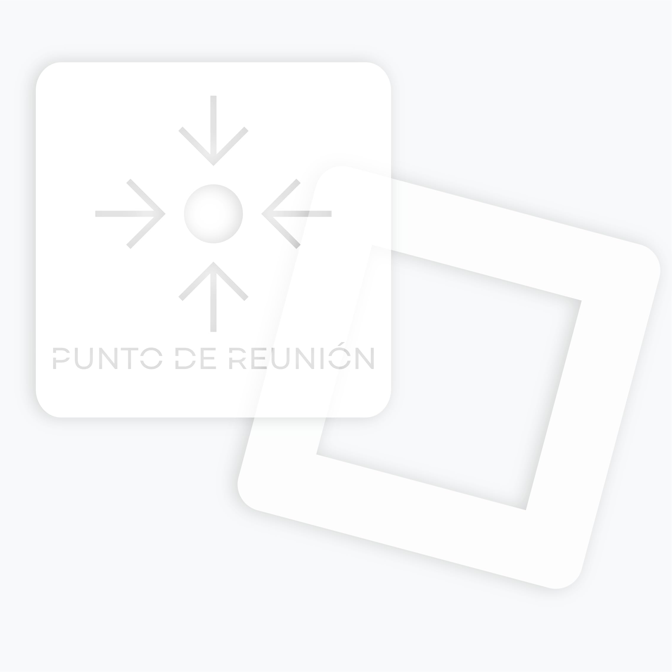 Plantilla Reutilizable (Stencil) Para Pintar Señalización De Piso De ...