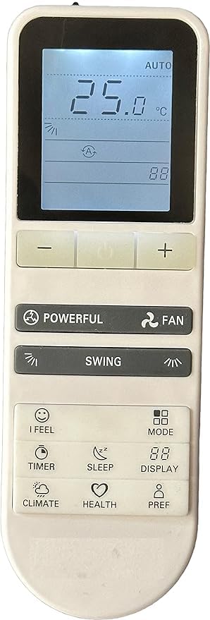 Air Conditioner Remote Compatible with Blue Star Split/Window AC Remote ...