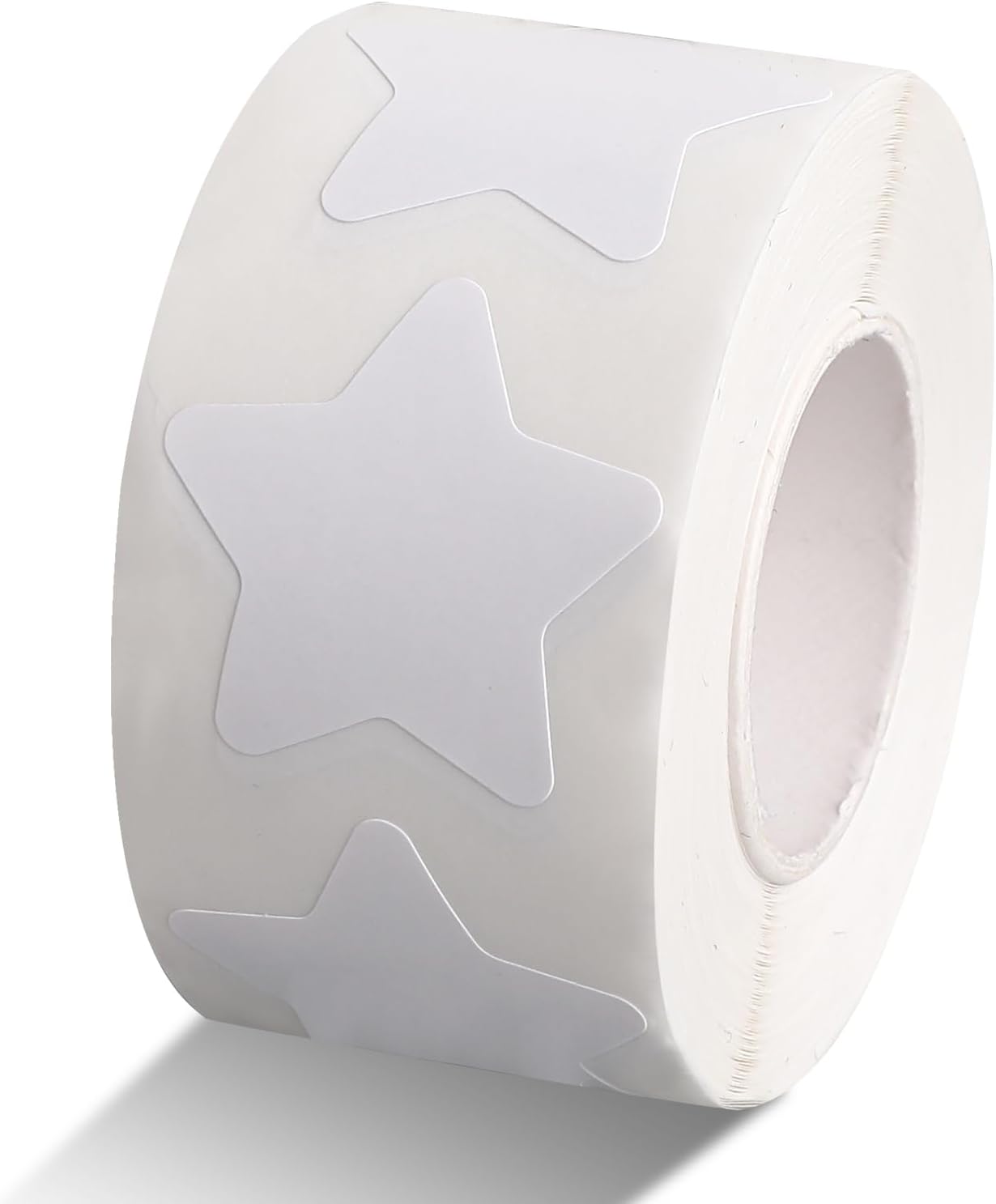 Amazon.com : Dimeho 500 Pcs White Star Stickers Roll, 1 Inch Self ...