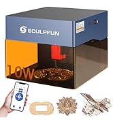 Amazon.com: SCULPFUN iCube 3000mW Laser Engraver, Mini Portable Laser ...