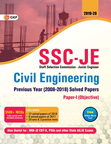 SSC JE Paper I 2020 - (CPWD/MES) Civil Engineering - Previous Years ...