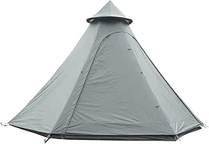 Amazon.com: Waterproof Camping Pyramid Teepee Tent Adult Tipi Tent ...