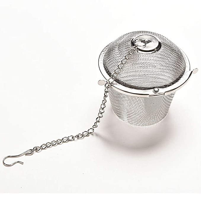 Buy Steel Small Net Mesh Style Easy Loose Leaves Green Tea Filter Pot ...
