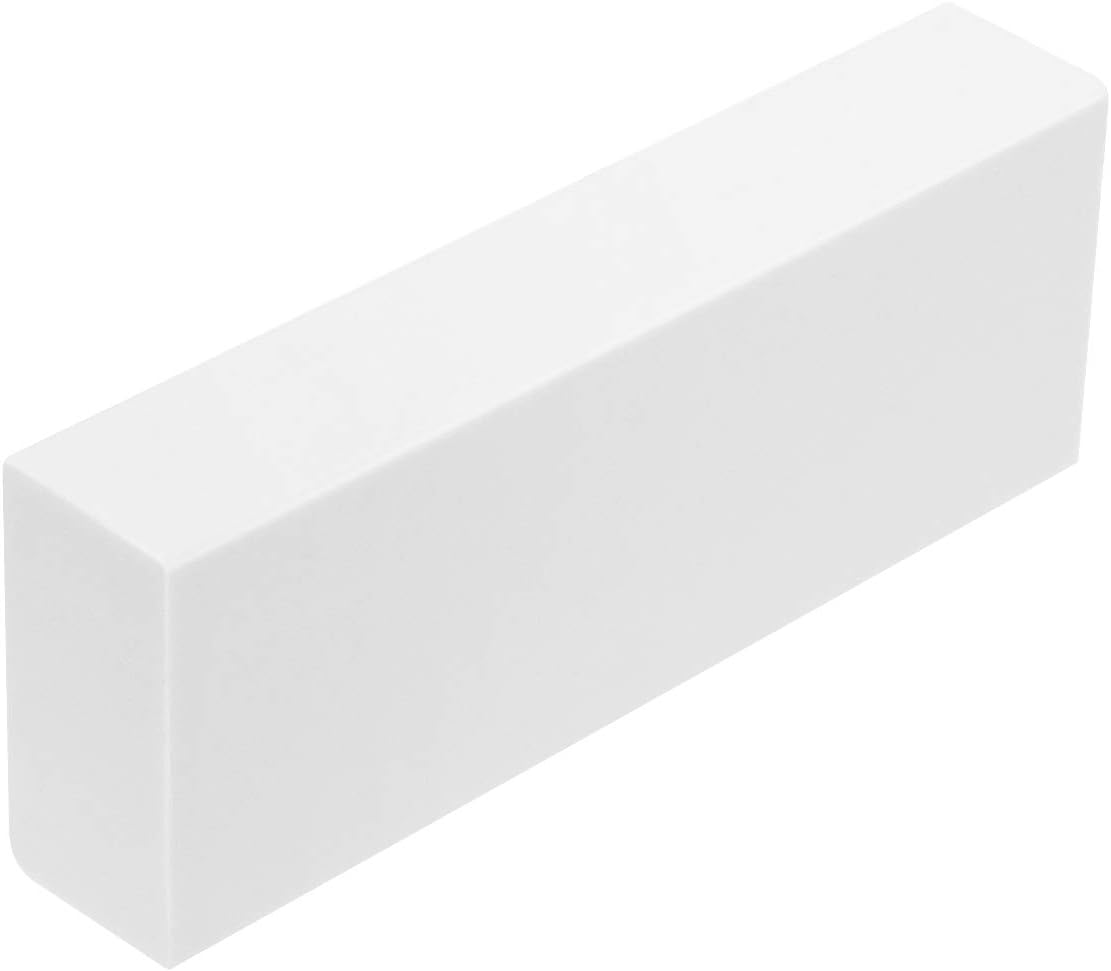 Amazon Basics Block Rectangular Rubber, 10 Pack, White : Amazon.co.uk ...