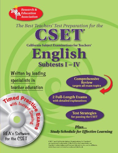 CSET (California Subject Examinations for Teachers): English Subtests 1 ...