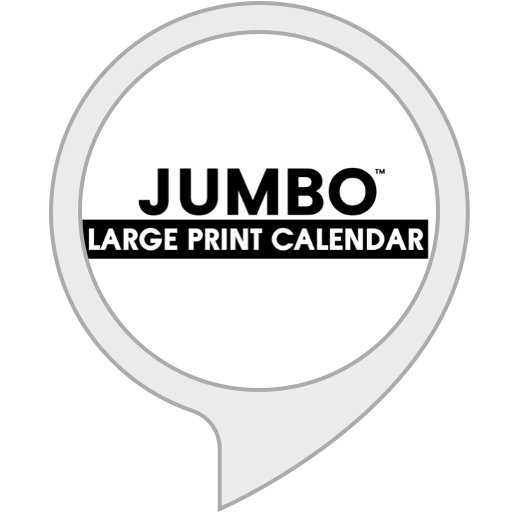 Amazon.com: Large Print Calendar : Alexa Skills