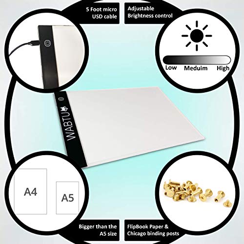 (70% OFF Coupon) Flip Book Paper Kit W/ A5 LED Light $12.60 ...