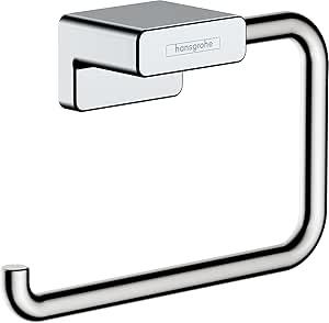 Hansgrohe AddStoris 6-inch Roll Holder without Cover in Chrome, 41771000 - Amazon.com