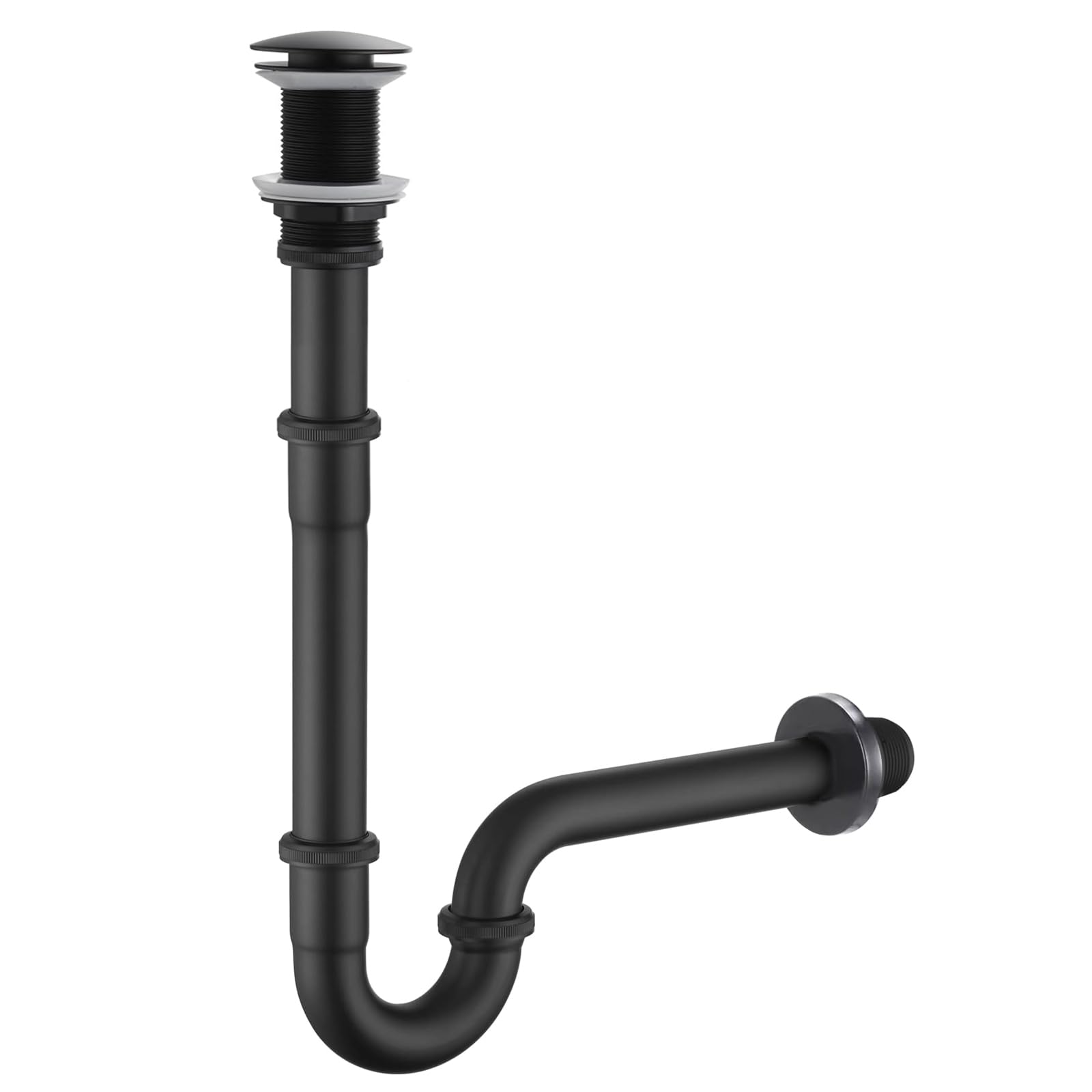 OPERMAXER Bathroom Basin Sink U Shape Stopper Bottle Trap，2 Pieces ...