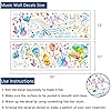 Amazon.com: Yovkky Watercolor Music is Life Wall Decal Sticker, Peel ...
