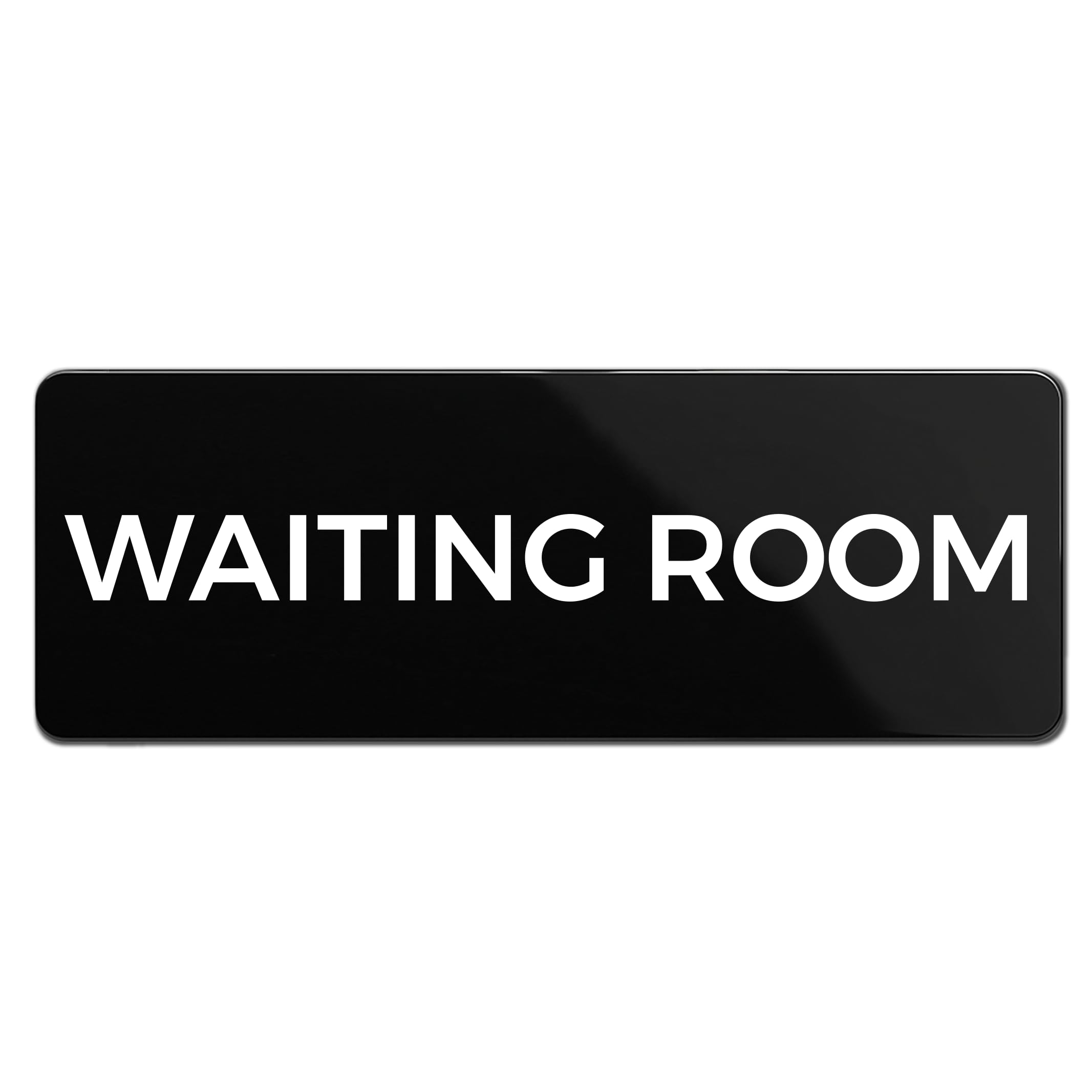 Sutter Signs Waiting Room Durable ABS Plastic with Full Adhesive ...