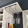 Amazon.com: RedDreamer 10.8 Inch Black Wine Glass Rack, Under Cabinet ...