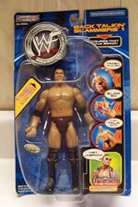 WWF Back Talkin Slammers 1 "The Rock" Action Figure : Buy Online at ...