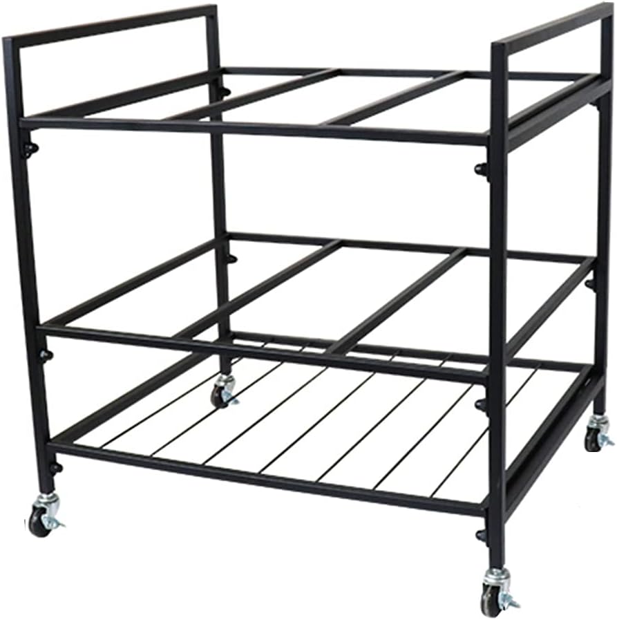 Buy Foam Roller and Yoga Mat Storage Cart, Multifunction Modern Metal ...