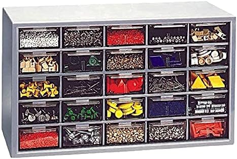 Krivon 25 Drawers Component Organizer Storage box - Transparent Cabinet ...