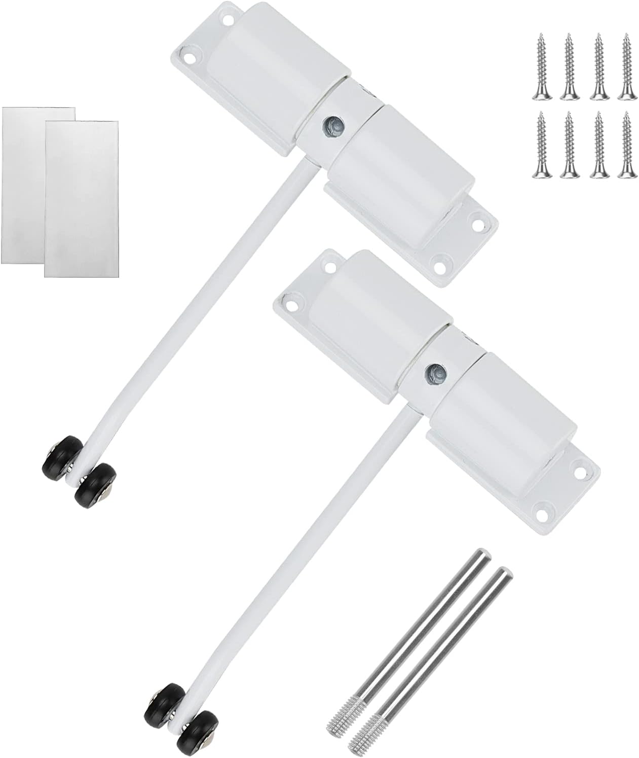 LEXININ 2 Pack Mini Automatic Spring Door Closer, Small Diecast ...